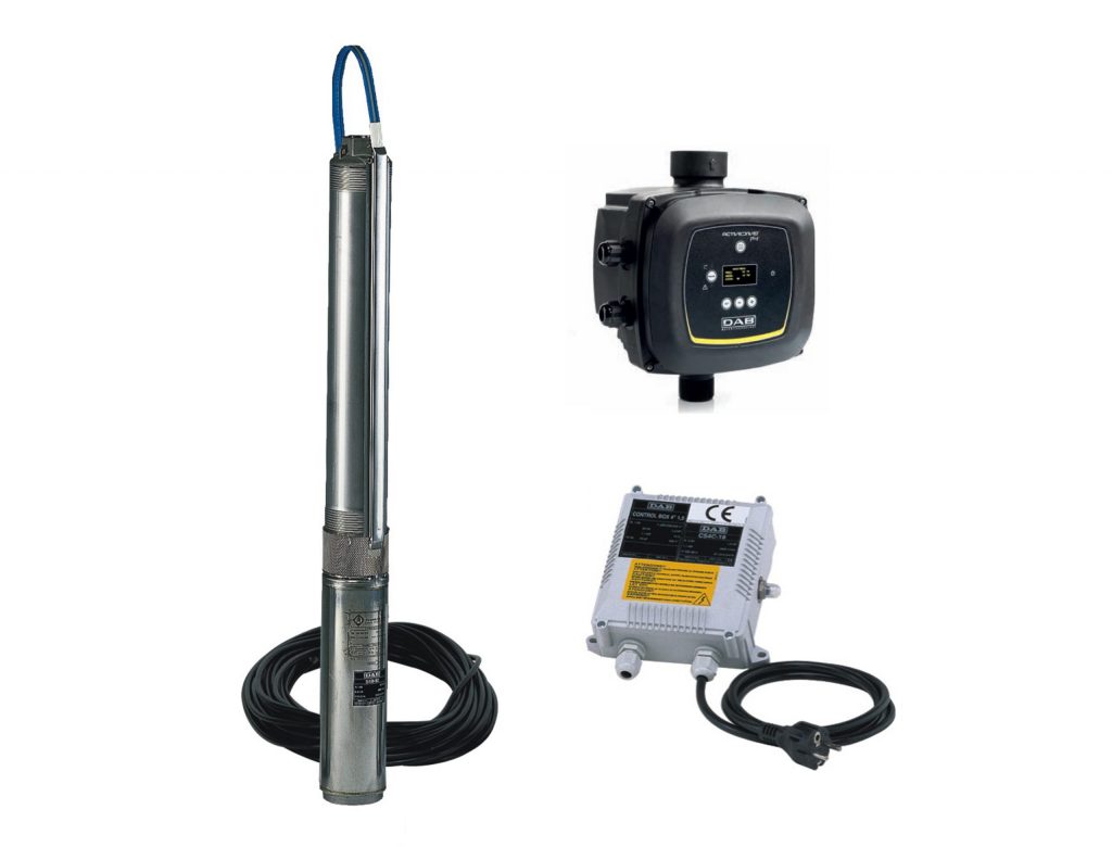 DAB® Bronpomp 4" met active driver - Mezutec Waterzuiveringssystemen